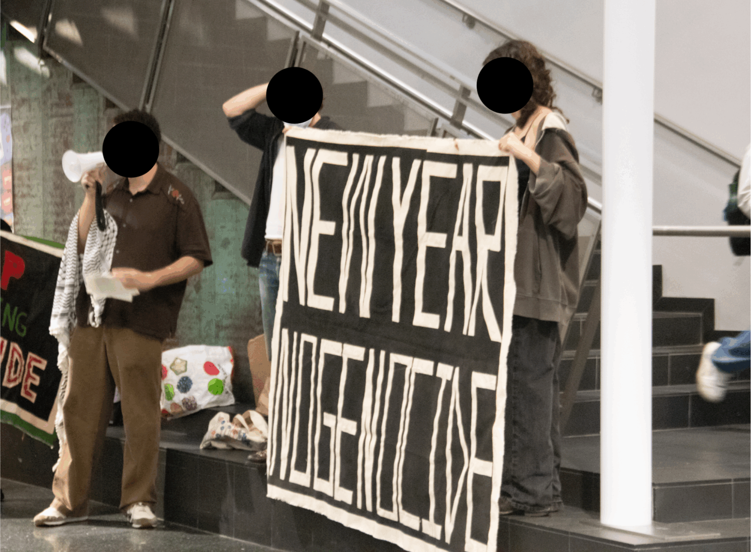 The Bund holds “New Year, No Genocide” vigil in the SCC - The Brandeis Hoot